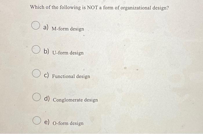 Solved Which of the following is NOT a form of | Chegg.com