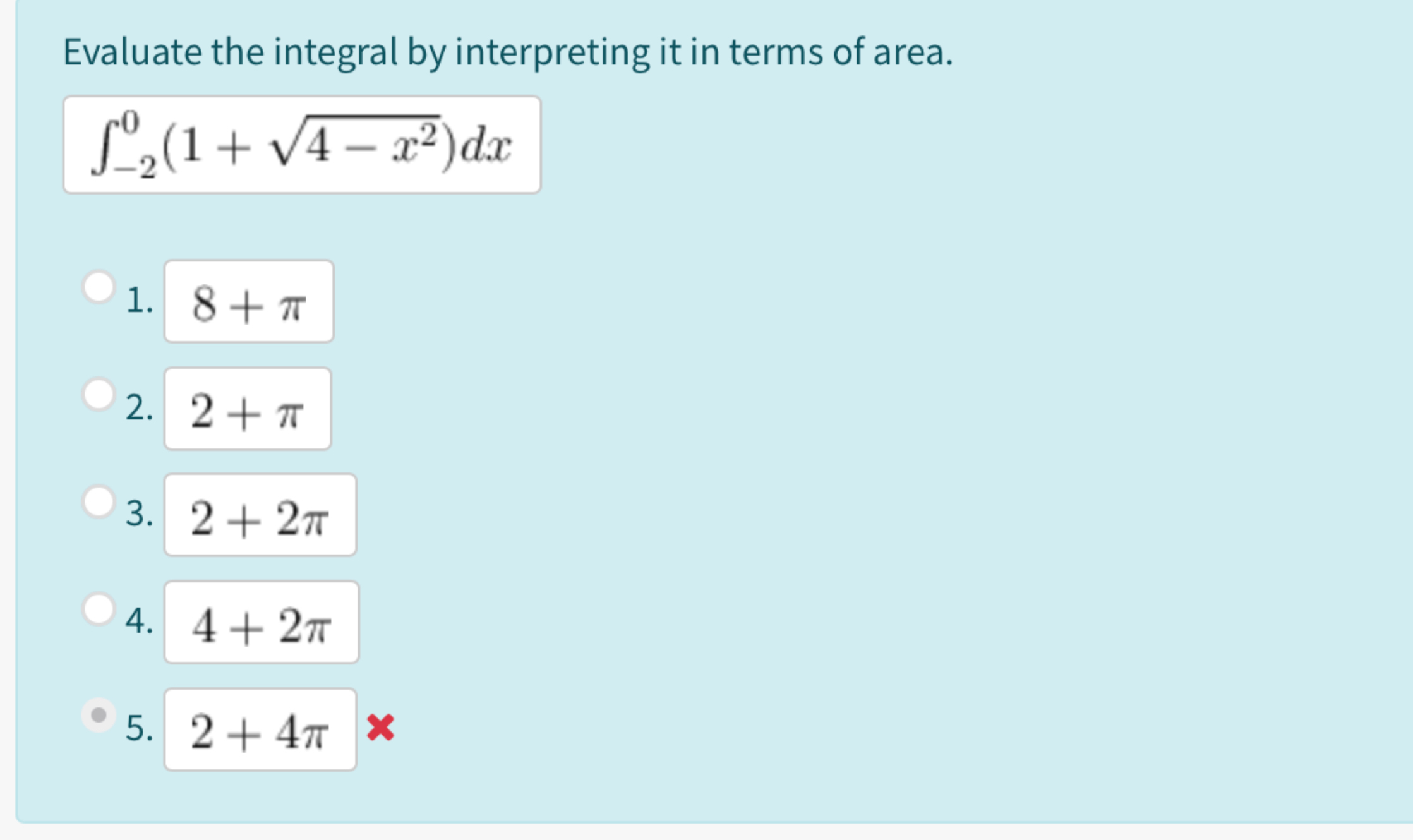 Solved Evaluate the integral by interpreting it in terms of | Chegg.com