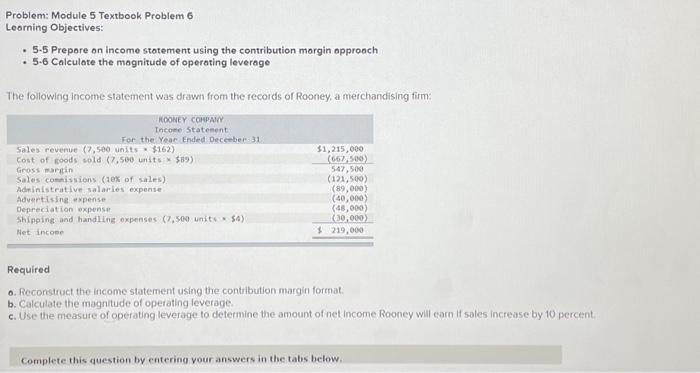 Solved Required a. Reconstruct the income statement using | Chegg.com