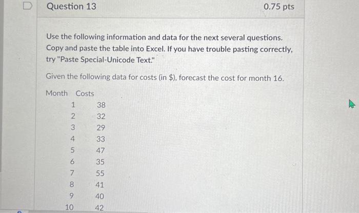 Solved What is the prediction for Time 1 ( 2 decimal | Chegg.com