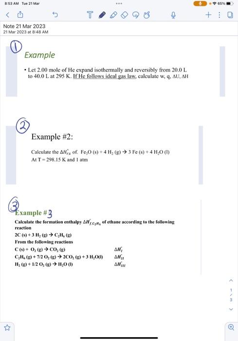Solved - Let 2.00 mole of He expand isothermally and | Chegg.com