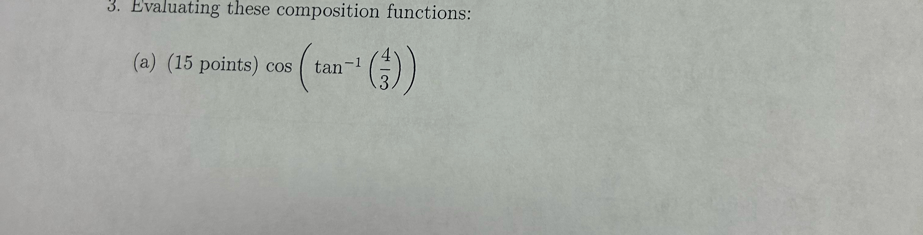 Solved Evaluating these composition functions:(a) (15 | Chegg.com