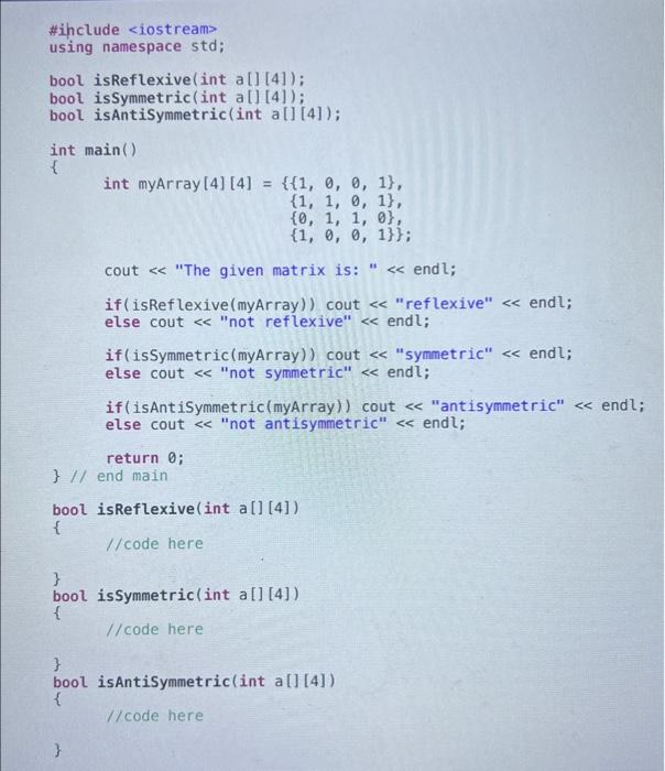 Solved c++please dont give me any answer from chegg , not | Chegg.com