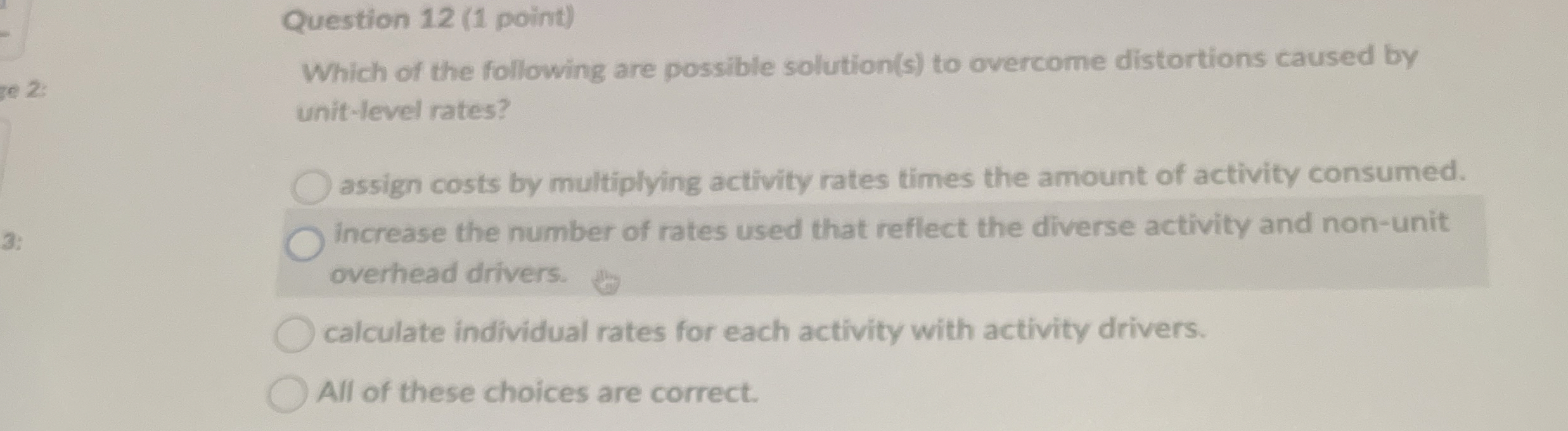 Solved Question 12 (1 ﻿point)Which of the following are | Chegg.com