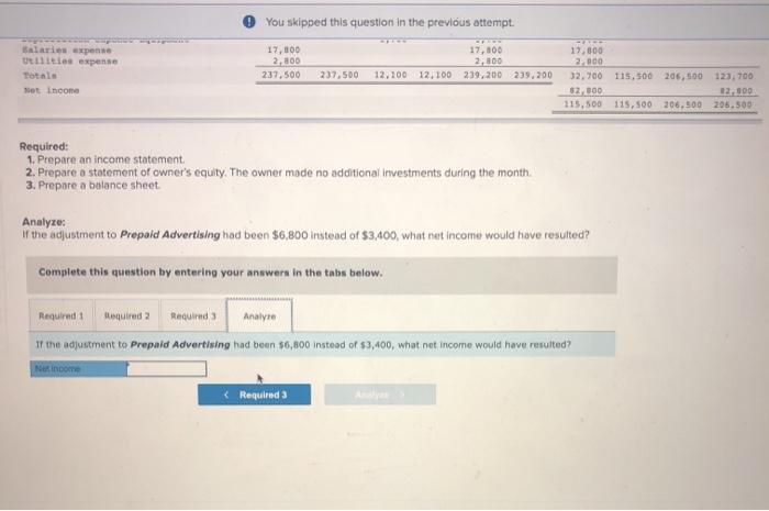 Solved Problem 5.3A (Static) Preparing financial statements | Chegg.com