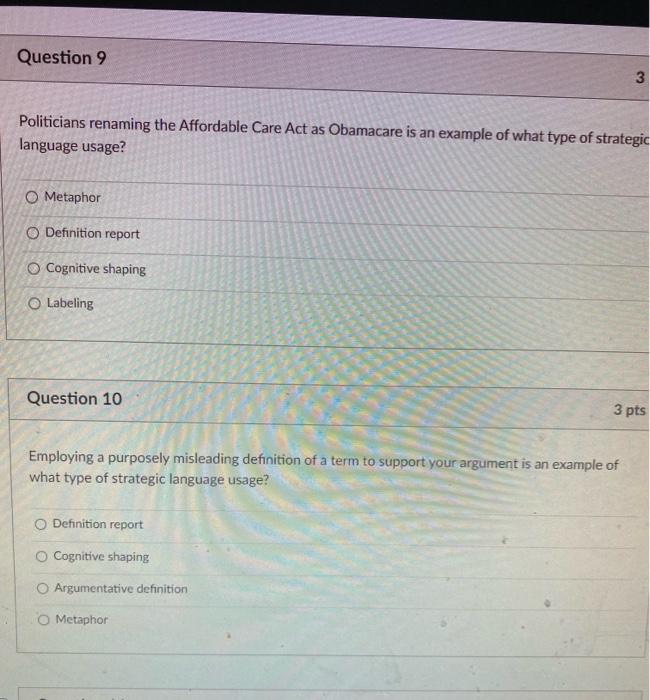 D Question 7 What is an advanced meaning for a word | Chegg.com
