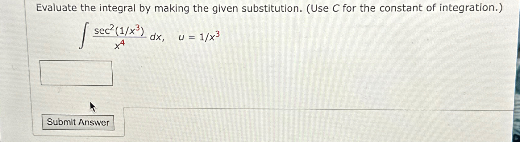 Solved Evaluate the integral by making the given | Chegg.com
