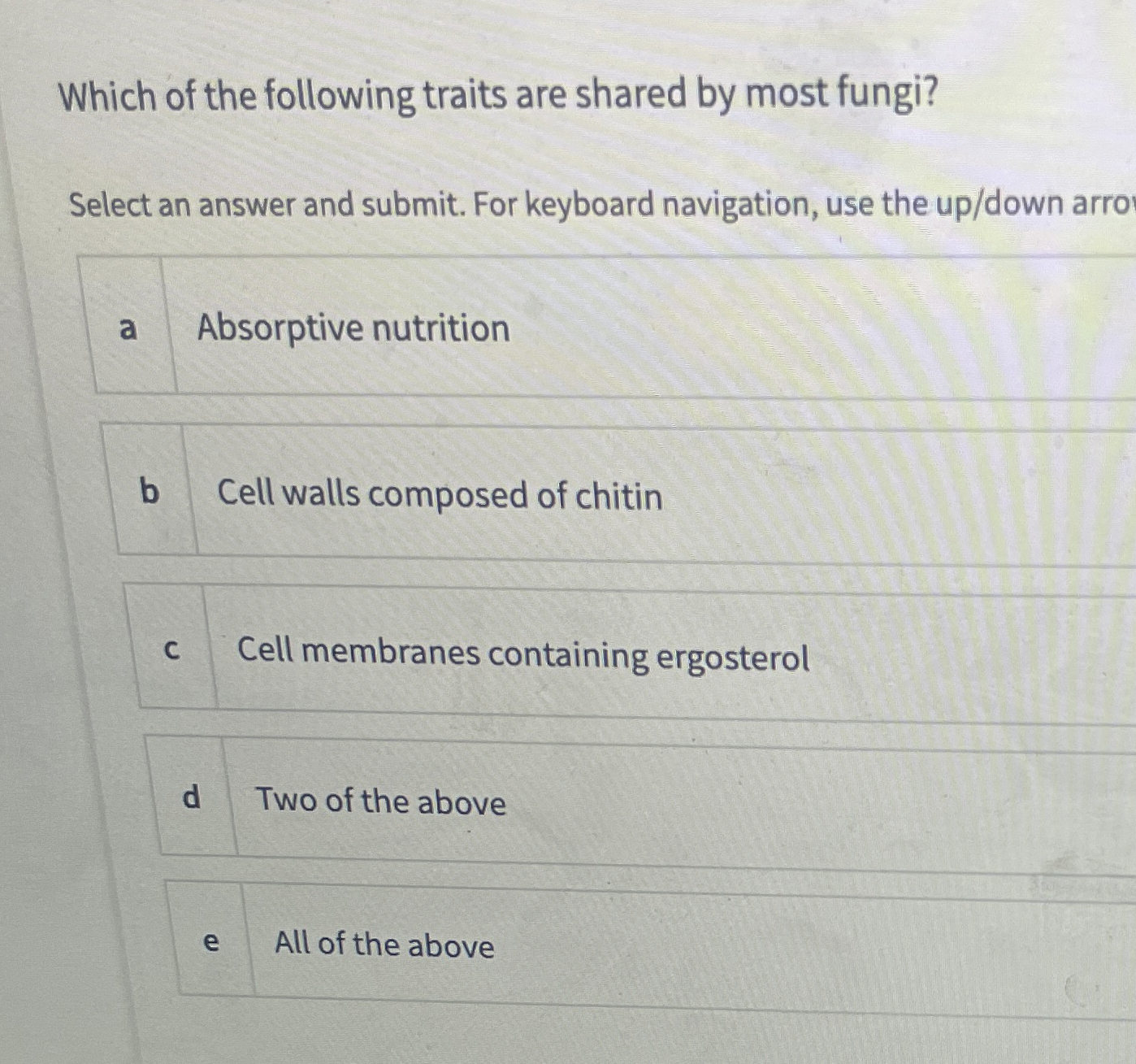 Solved Which of the following traits are shared by most | Chegg.com