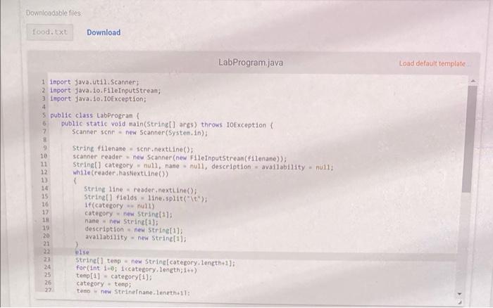 Solved I need help with my java code. I have errors that i | Chegg.com