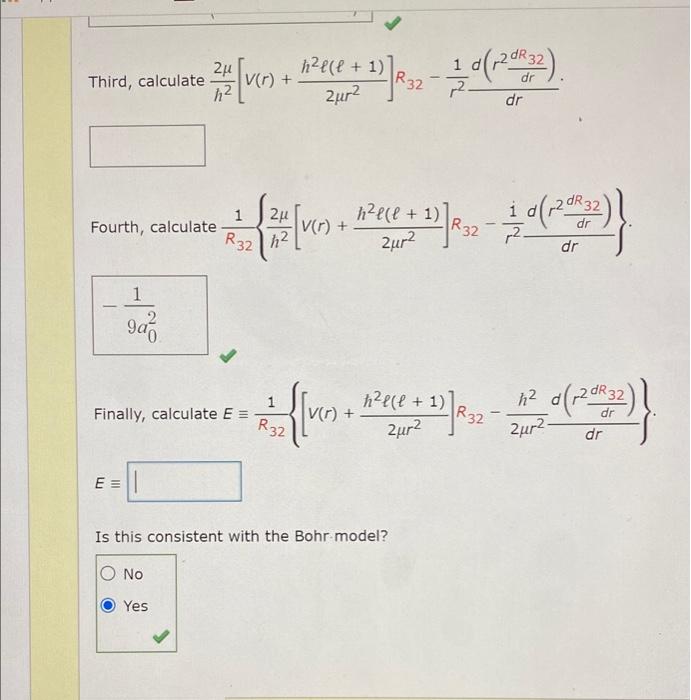 Solved R Show that the radial wave function R32(0) = Are | Chegg.com