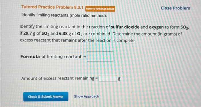 Solved Identify limiting reactants (maximum product method). | Chegg.com