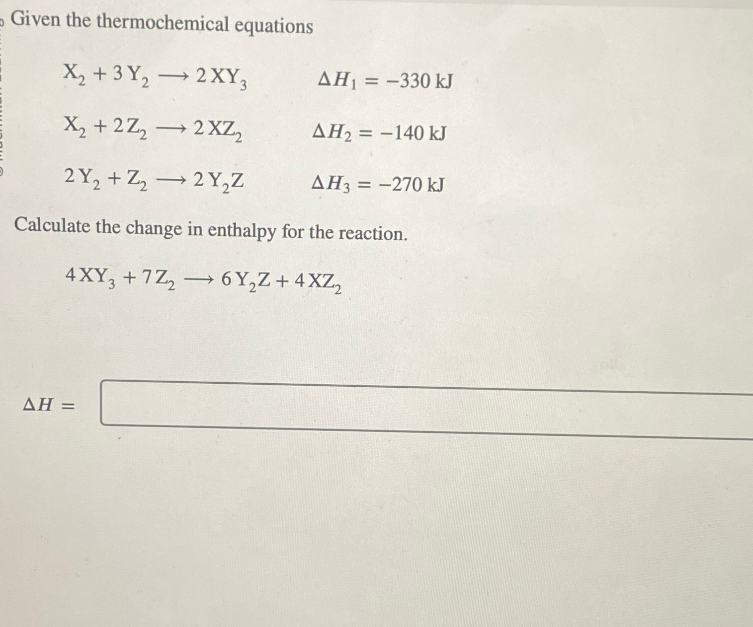 Solved Given the thermochemical equationsCalculate the | Chegg.com