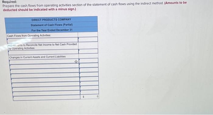 Solved A12-2 (Algo) Computing Cash Flows from Operating | Chegg.com