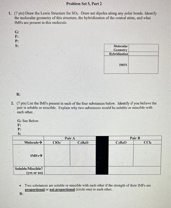 Solved 1. (7 pts) Draw the Lewis Structure for SO2. Draw net | Chegg.com