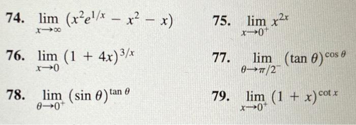 Solved evaluate the following limits using l'hopitals rule | Chegg.com