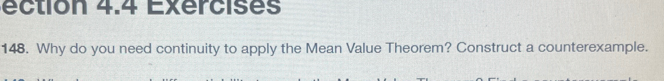 Solved Why do you need continuity to apply the Mean Value | Chegg.com