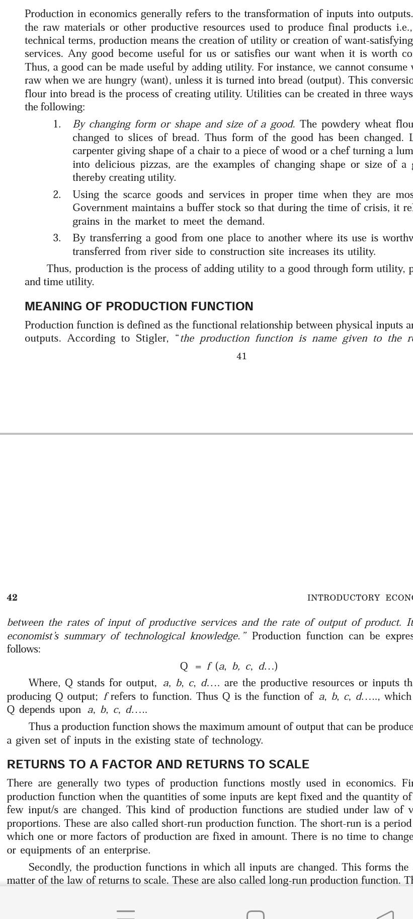 Solved 3. Distinguish between 'Returns to scale' and | Chegg.com
