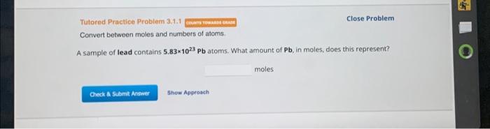 Solved Tutored Practice Problem 3,1.1 Close Problem Convert | Chegg.com