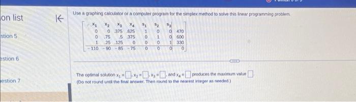 Solved Use a graphing calculator or a computer program for | Chegg.com