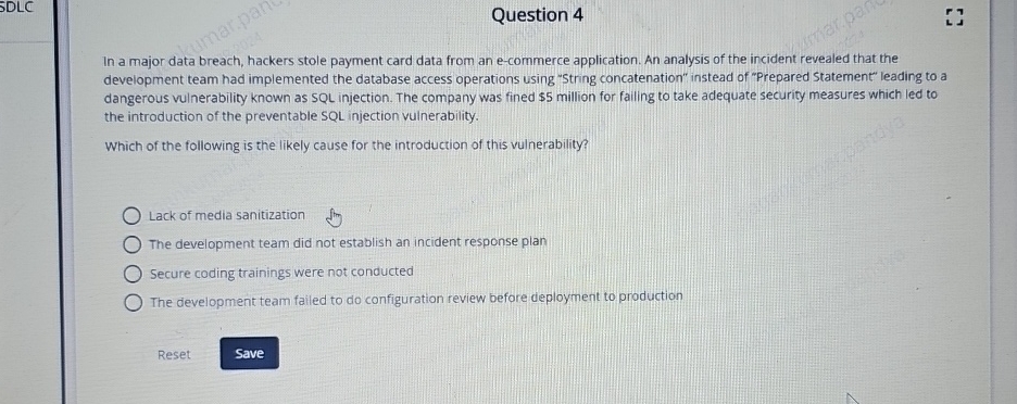 Solved Question 4In a major data breach, hackers stole | Chegg.com