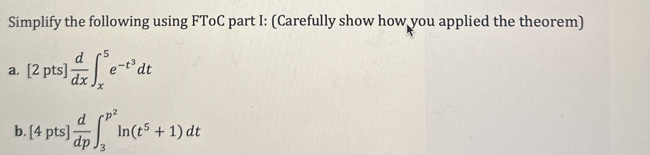 Solved Simplify the following using FToC part I: (Carefully | Chegg.com