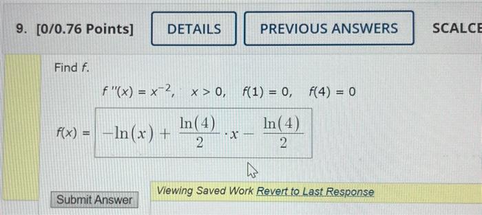Solved Find f. | Chegg.com