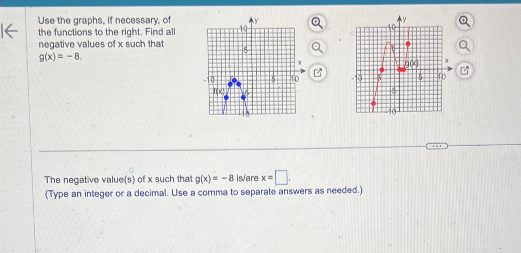 Solved Use the graphs, if necessary, of the functions to the | Chegg.com