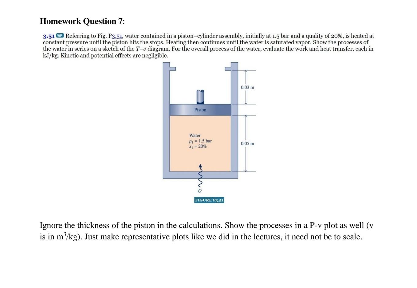 Solved 3.51 wP Referring to Fig. P 3.51 , water contained in | Chegg.com