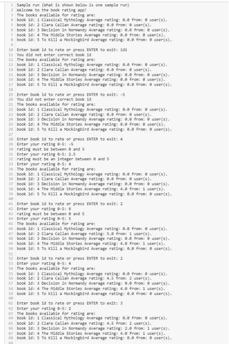 Solved Task 1: Create a Book class that contains the | Chegg.com