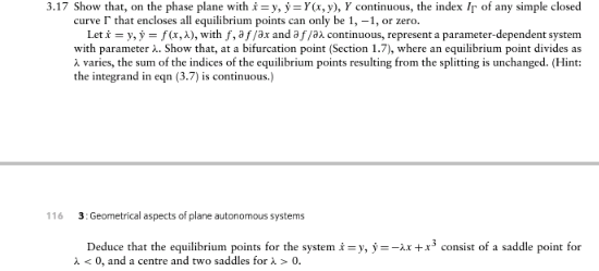 Solved 3.17 Show that, on the phase plane with | Chegg.com