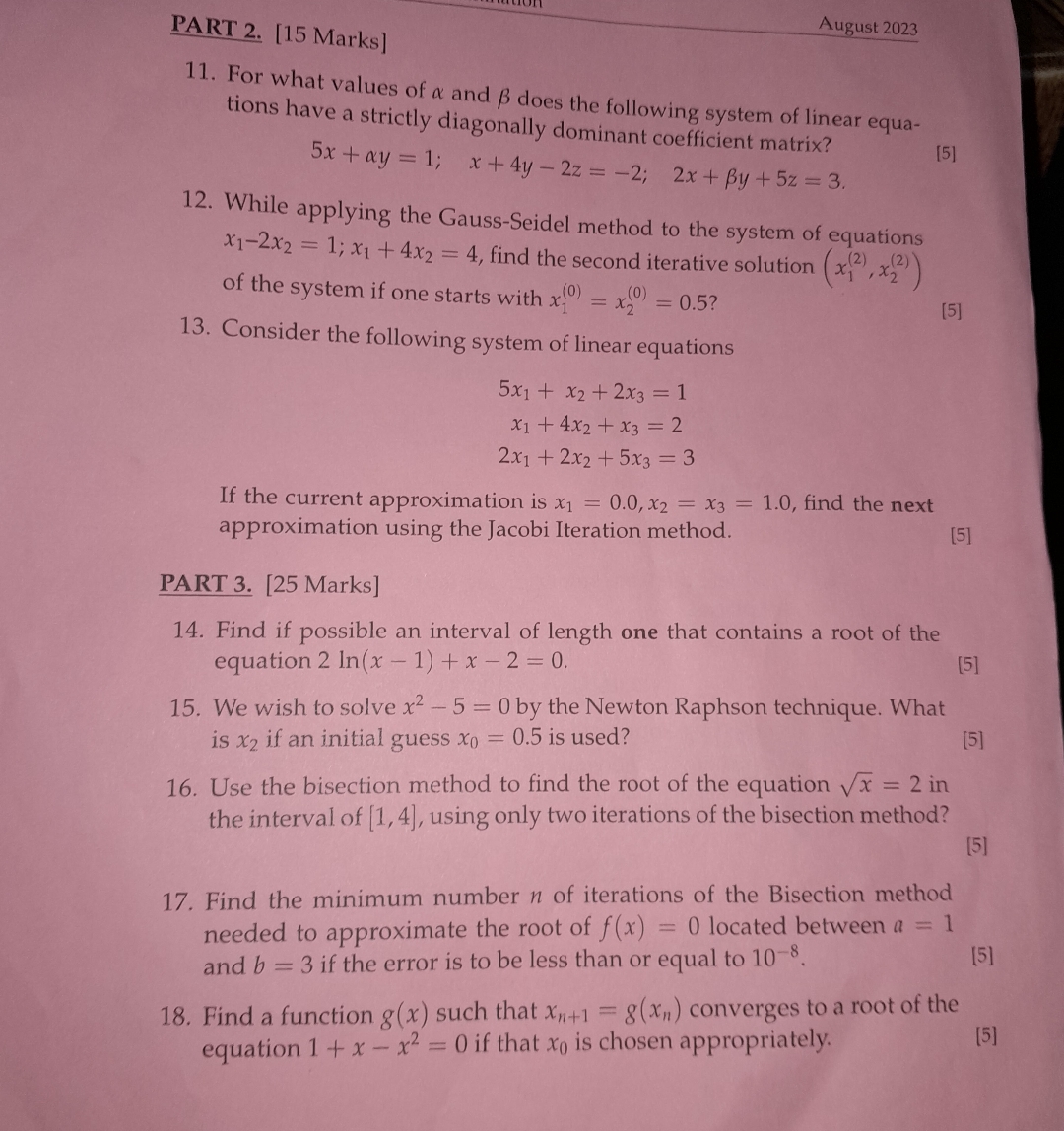 Solved Answer both Part 2 ﻿and Part 3.PART 2. [15 | Chegg.com