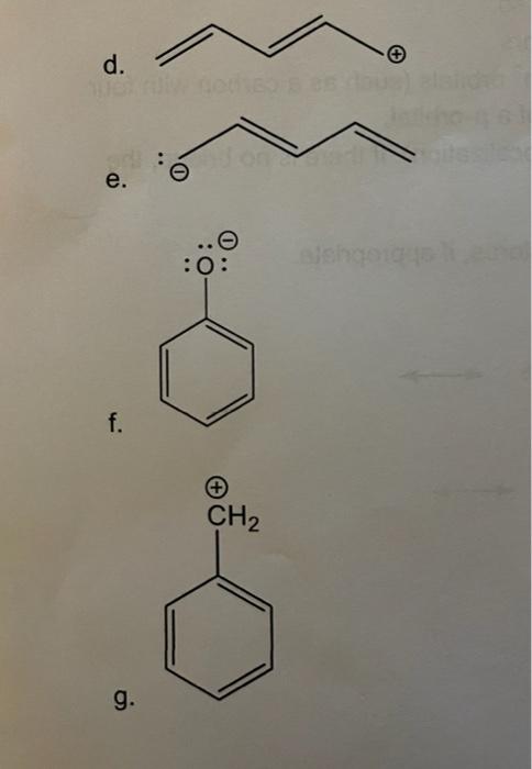 Solved Draw all possible resonance structures for the | Chegg.com