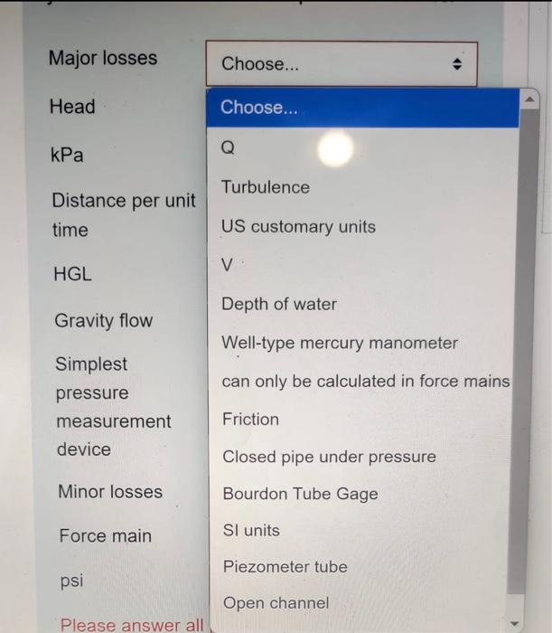 Solved Match the item with the appropria term from the drop | Chegg.com