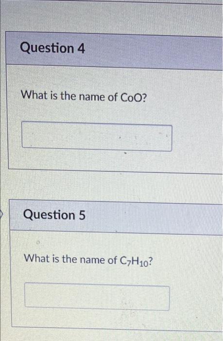 Solved Question 4 What is the name of COO? Question 5 What | Chegg.com