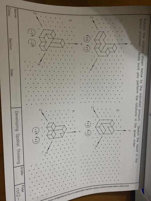 Solved Choose the rotation code that will rotate the object | Chegg.com