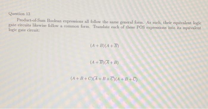 Solved Tutorial 1 Question 8 Write a Boolean SOP expression | Chegg.com