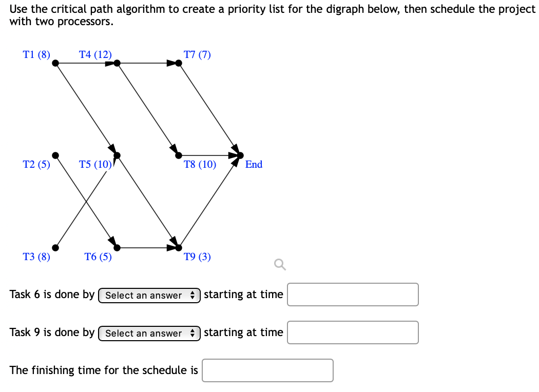 The dropdown options are Processor 1 ﻿or Processor | Chegg.com