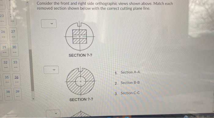 Solved Consider the front and right side orthographic views | Chegg.com