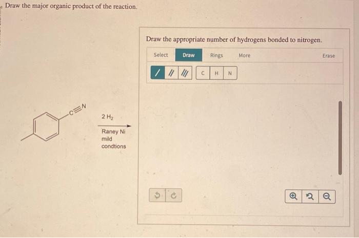 Solved Draw the major organic product of the | Chegg.com