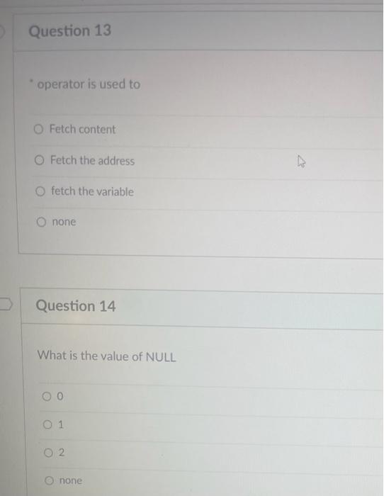 Solved Question 9 Integer Float Char And Boolean Are