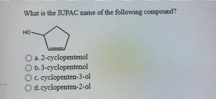Solved What is the major organic product obtained from the | Chegg.com
