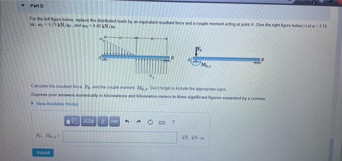 Solved Part D For the left figure below, replace the | Chegg.com