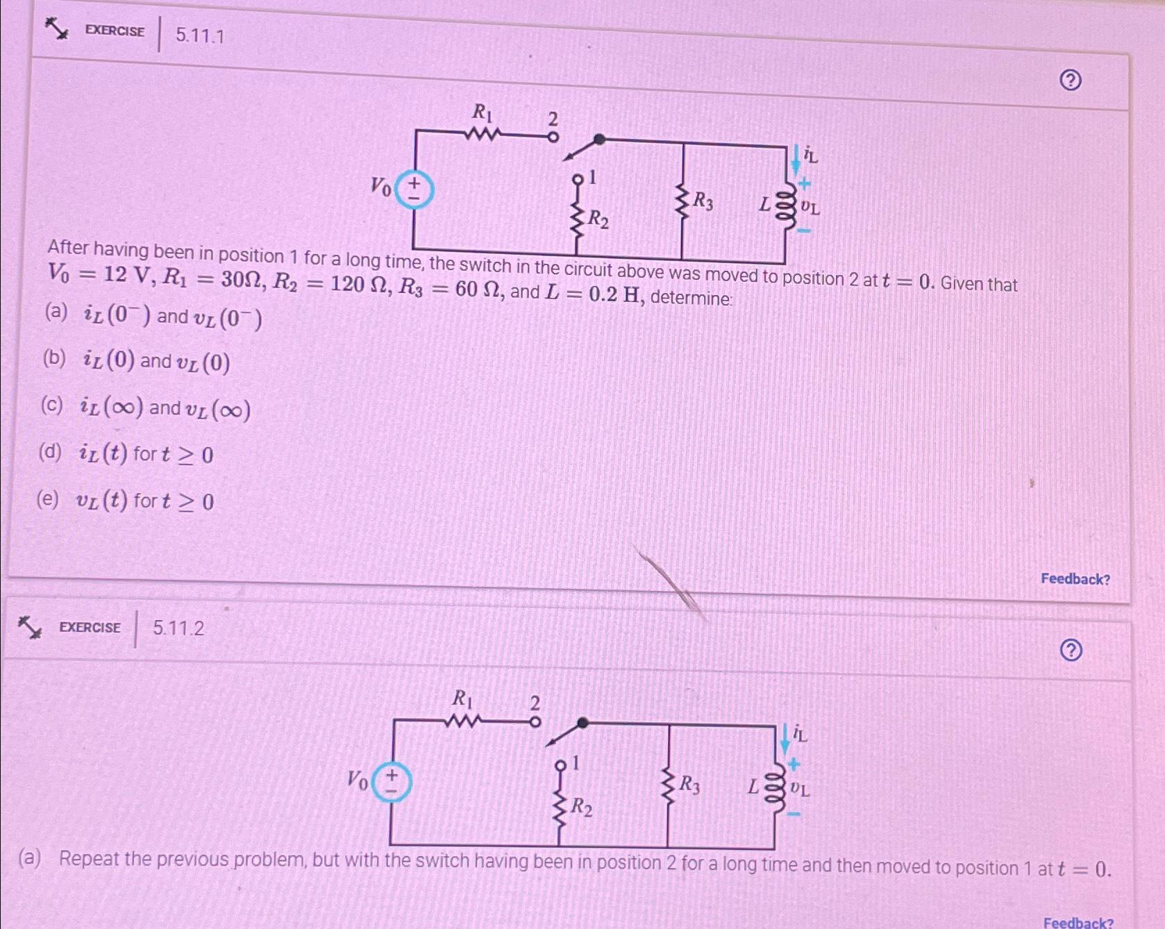 Solved EXERCISE 5.11.2a) ﻿repeat the previous problem, but | Chegg.com