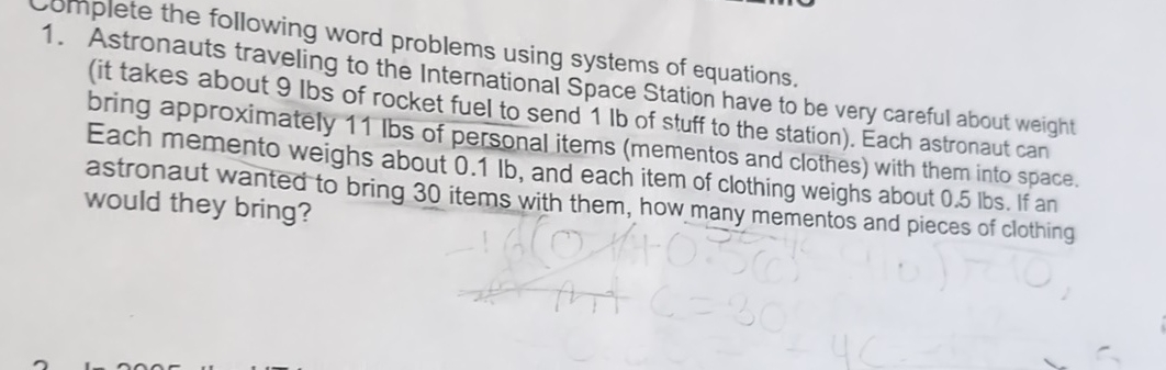 Solved Astete the following word problems using systems of | Chegg.com