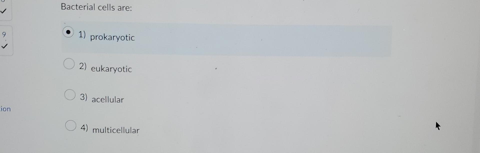 Solved Bacterial cells | Chegg.com