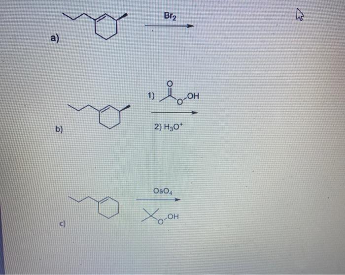 Solved Draw product(s) of each following reaction. Show the | Chegg.com