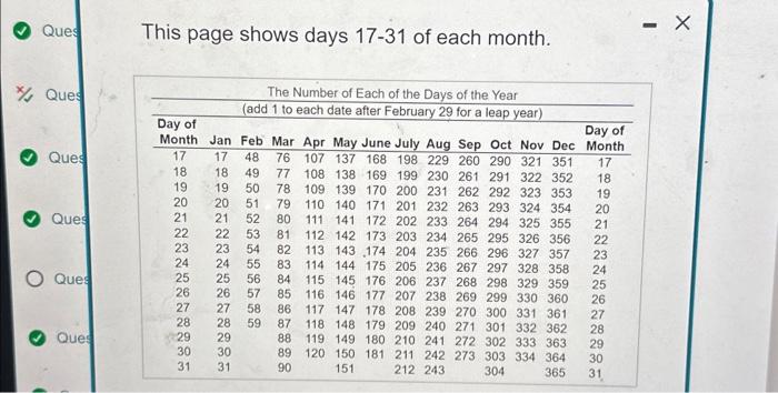 Solved Find the exact number of days from the first date to | Chegg.com