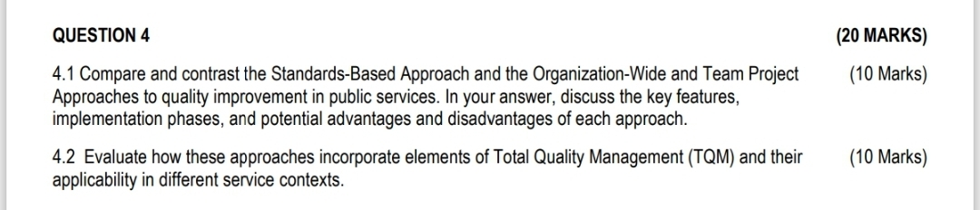 High Quality SOLUTION QUESTION 4(20 ﻿MARKS)4.1 ﻿Compare and contrast the | Chegg.com