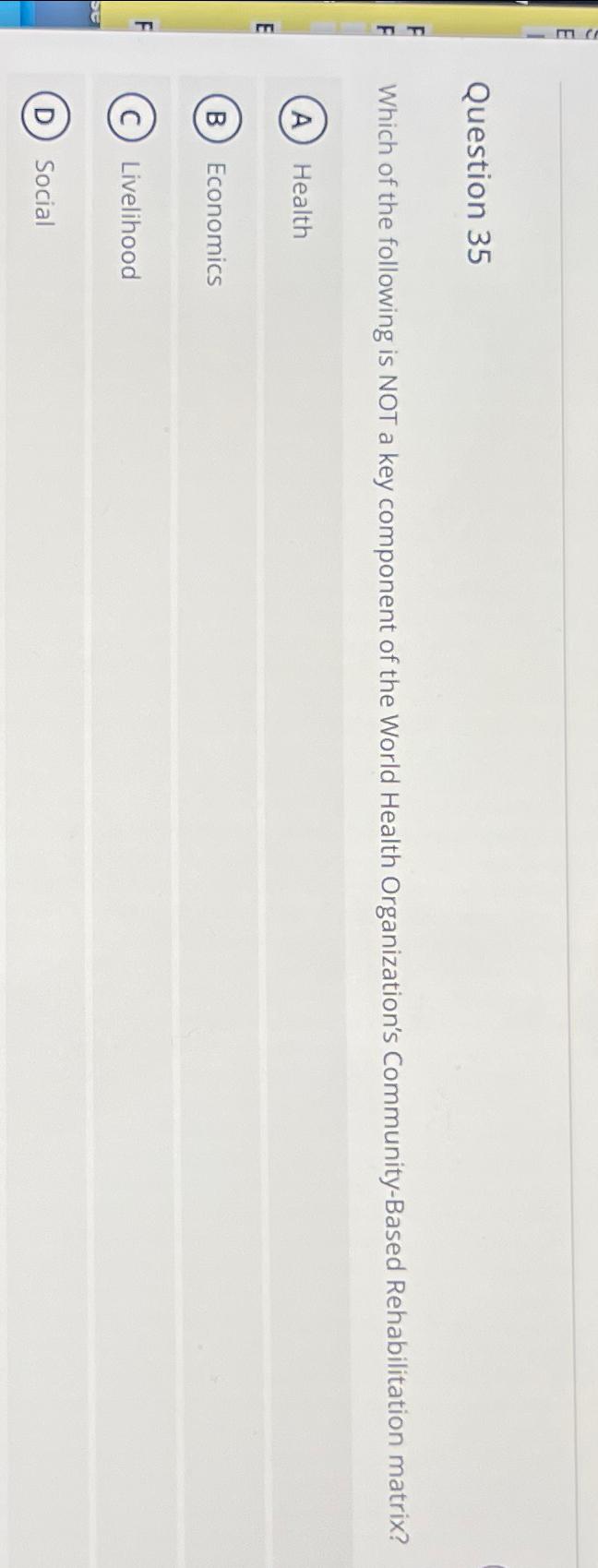 Solved Question 35Which of the following is NOT a key | Chegg.com