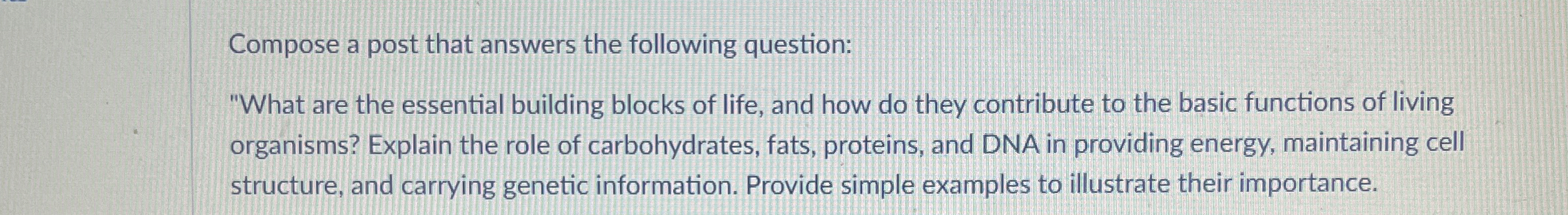 Solved Compose a post that answers the following | Chegg.com